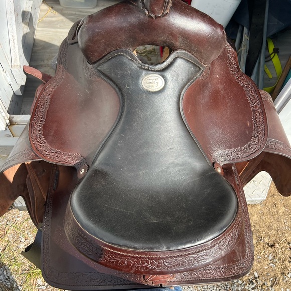 Simco | Other | Simco Custom Western Saddle Brown And Black | Poshmark